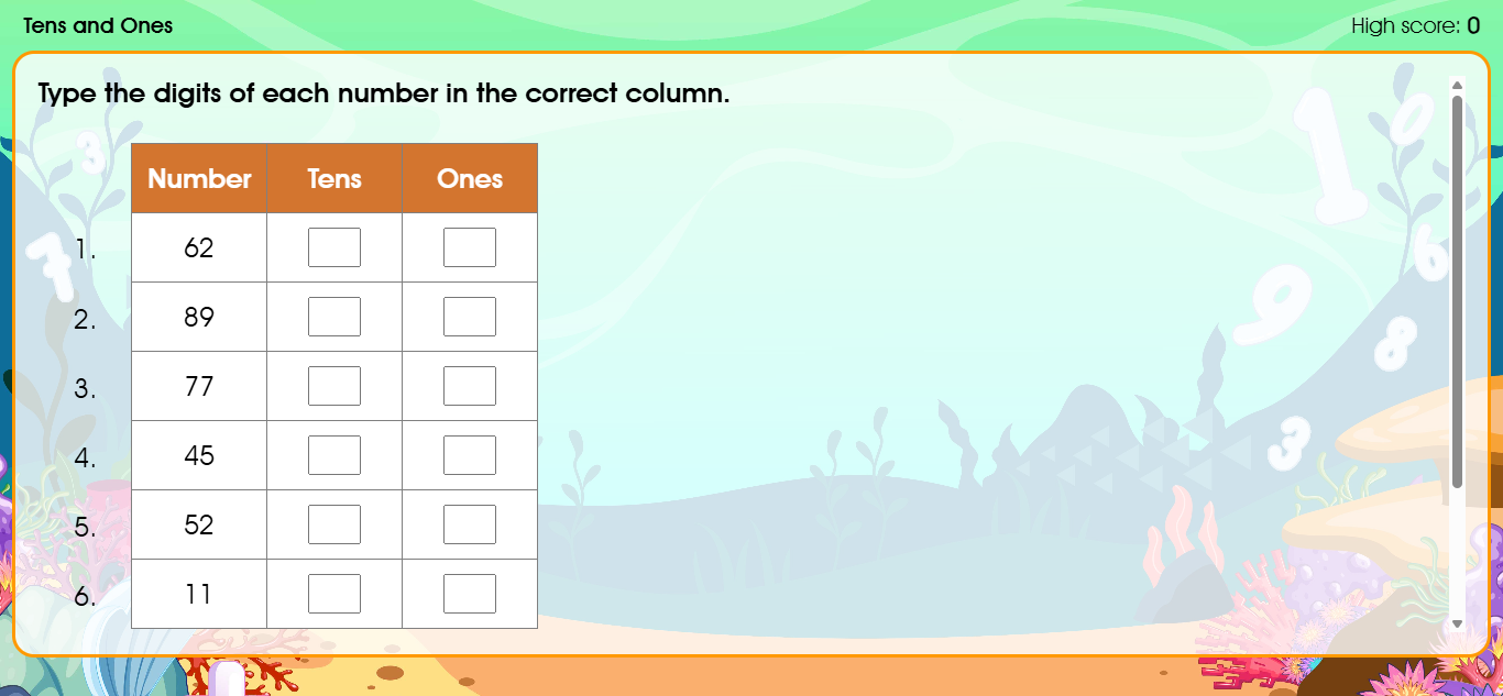 Tens and Ones II - Abiva Digital