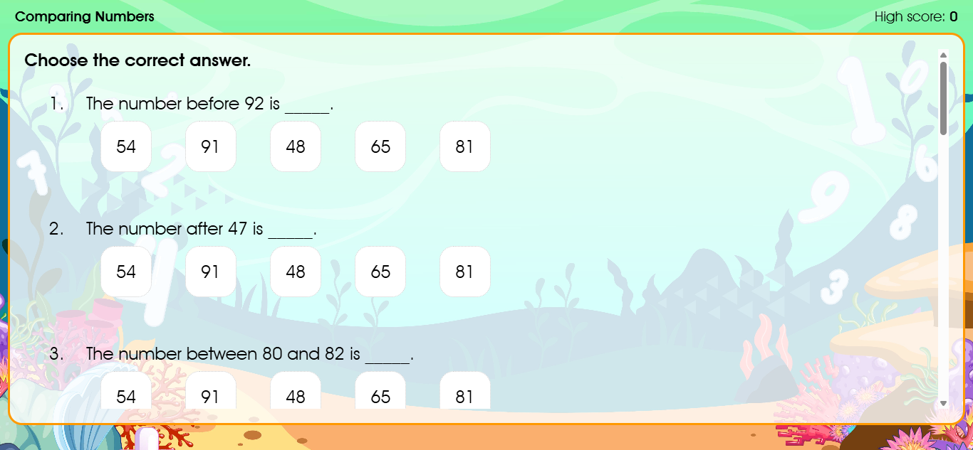 Comparing Numbers II - Abiva Digital