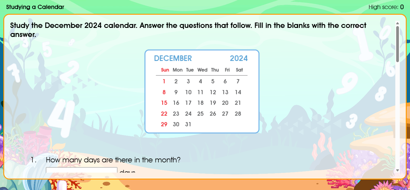 Studying a Calendar - Abiva Digital