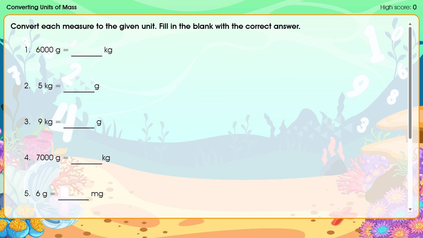 Converting Units of Mass - Abiva Digital