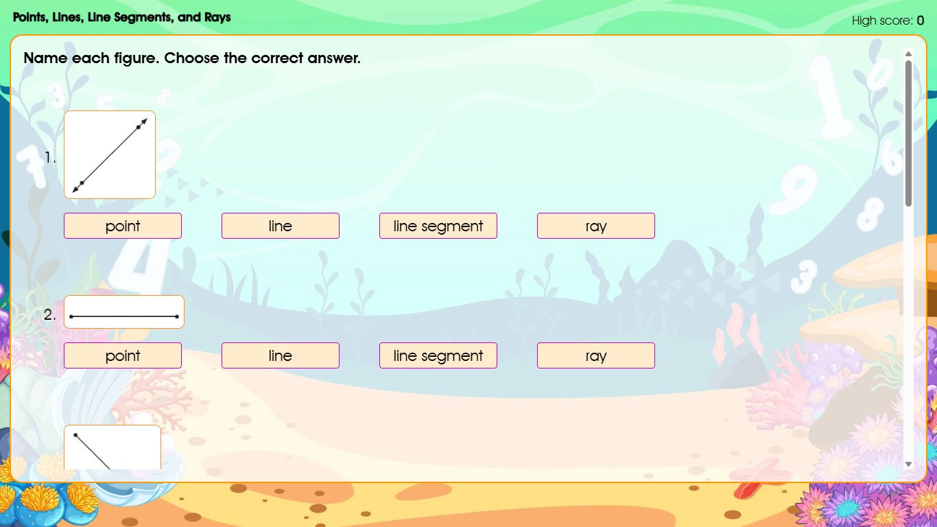 Points, Lines, Line Segments, and Rays - Abiva Digital