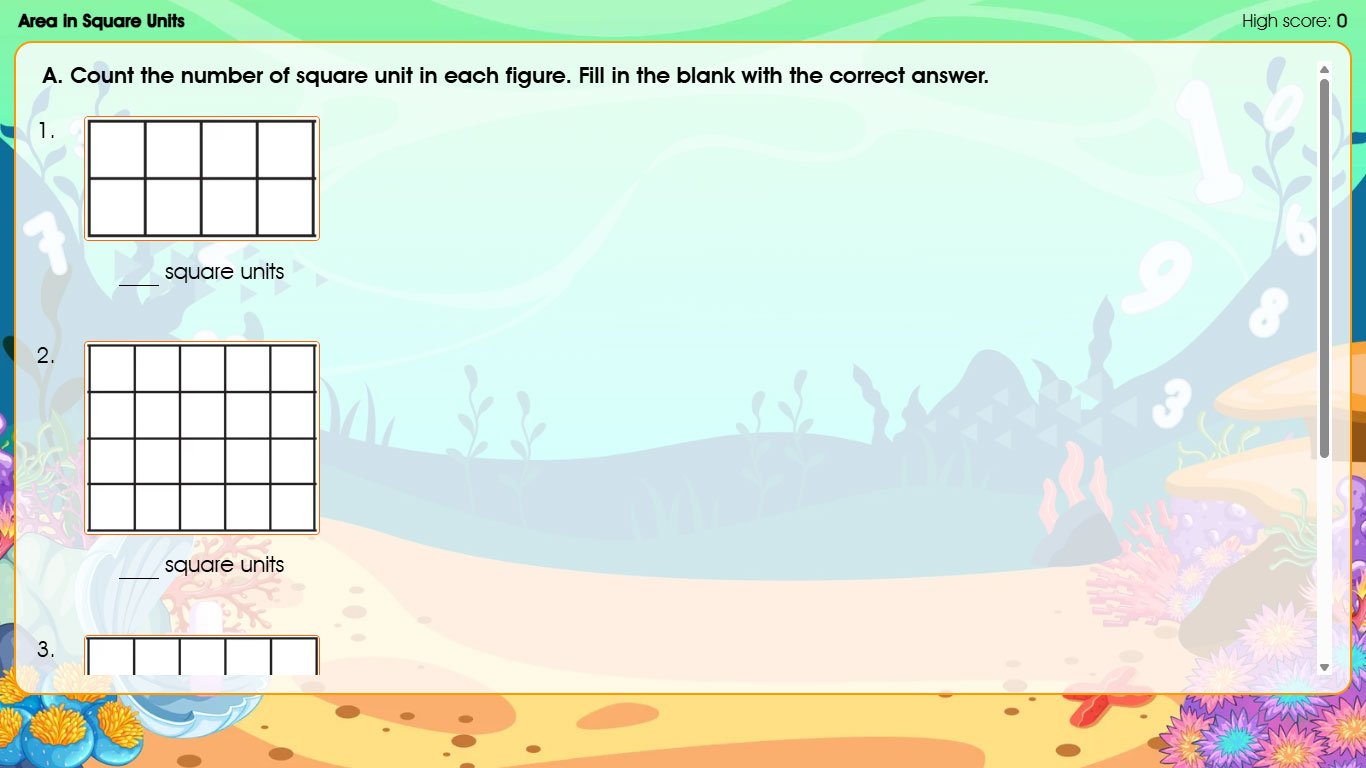 Area in Square Units - Abiva Digital