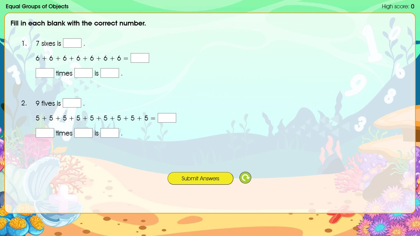 Equal Groups of Objects IV - Abiva Digital